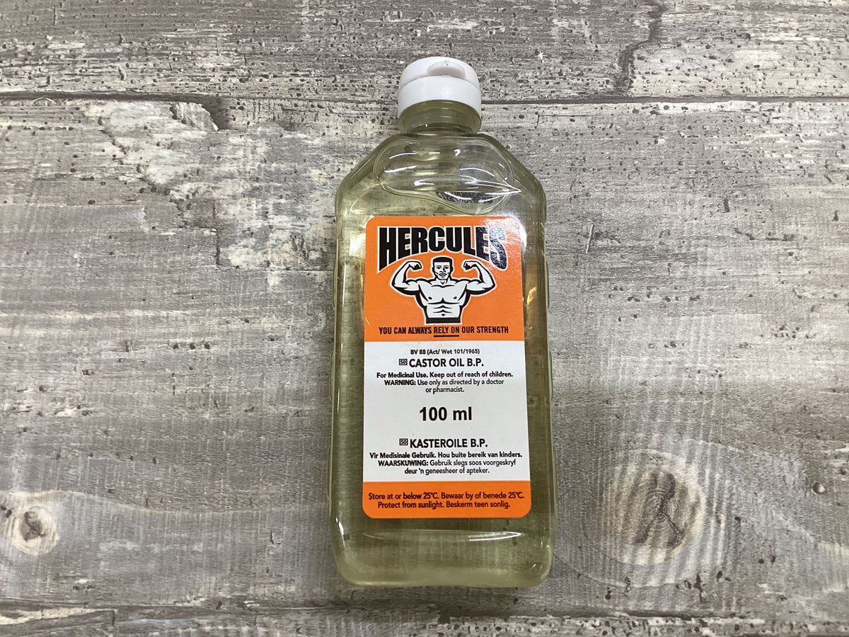 HERCULES CASTOR OIL BP 100ML – Pet O' Treats