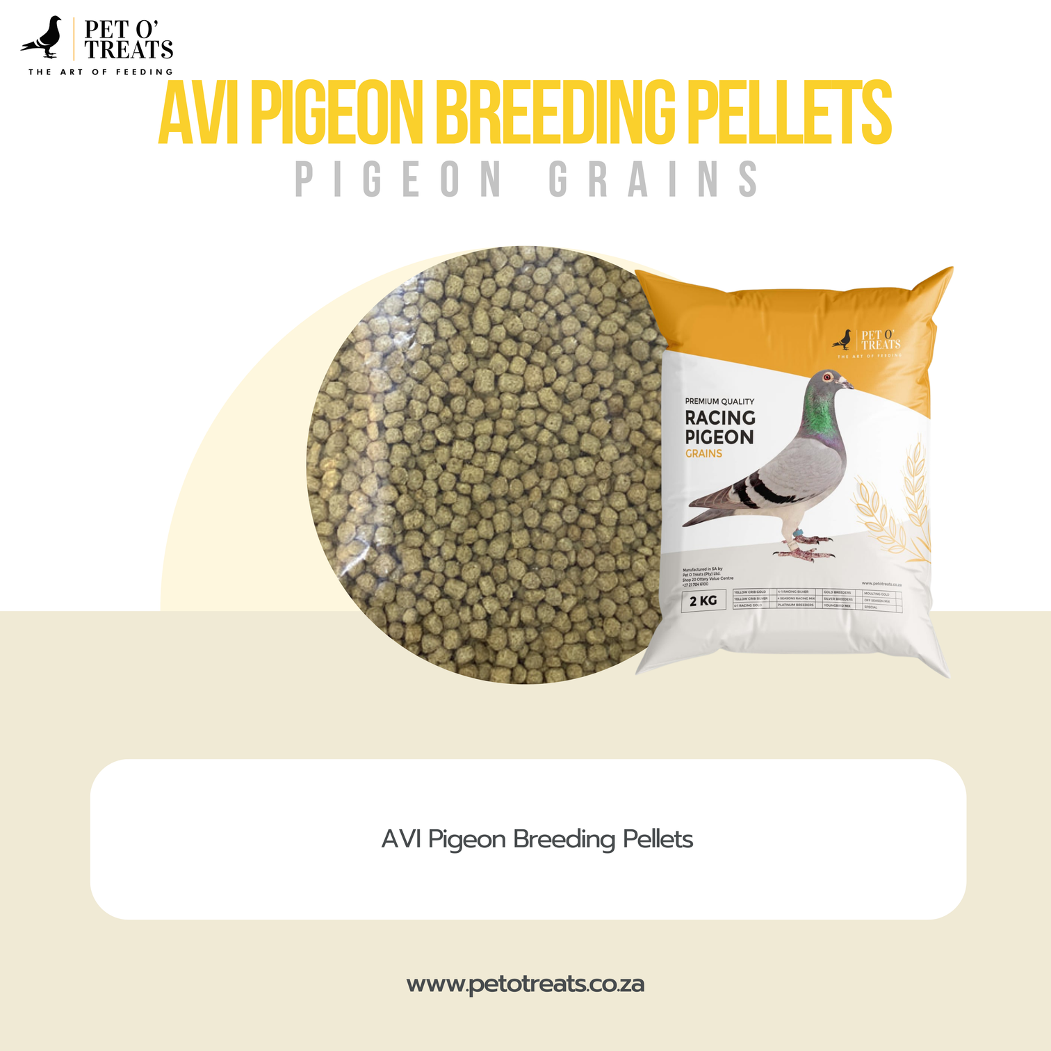 AVI PIGEON BREEDING PELLETS – Pet O' Treats