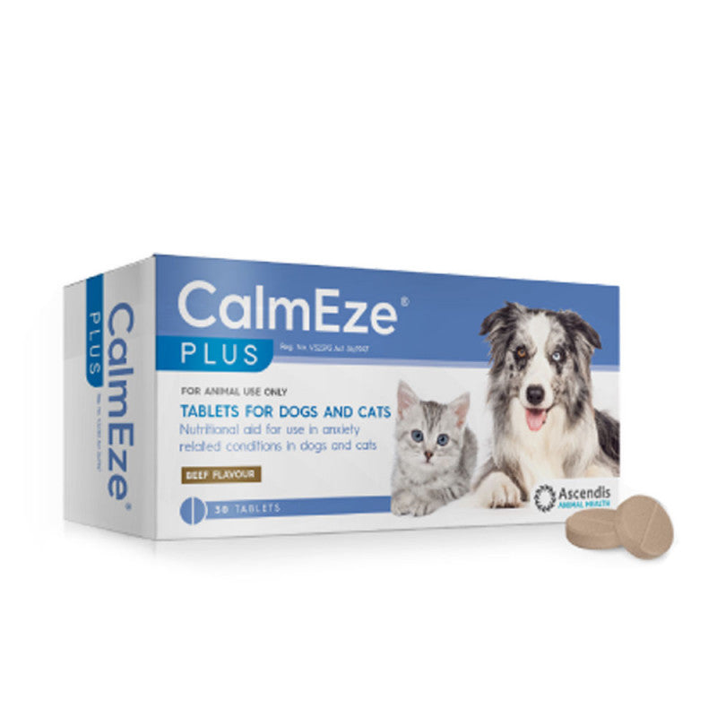 CALMEZE PLUS FOR CATS & DOGS 30TABS – Pet O' Treats