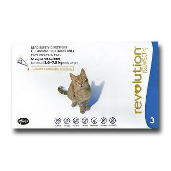 REVOLUTION CAT 2.6-7.5KG – Pet O' Treats