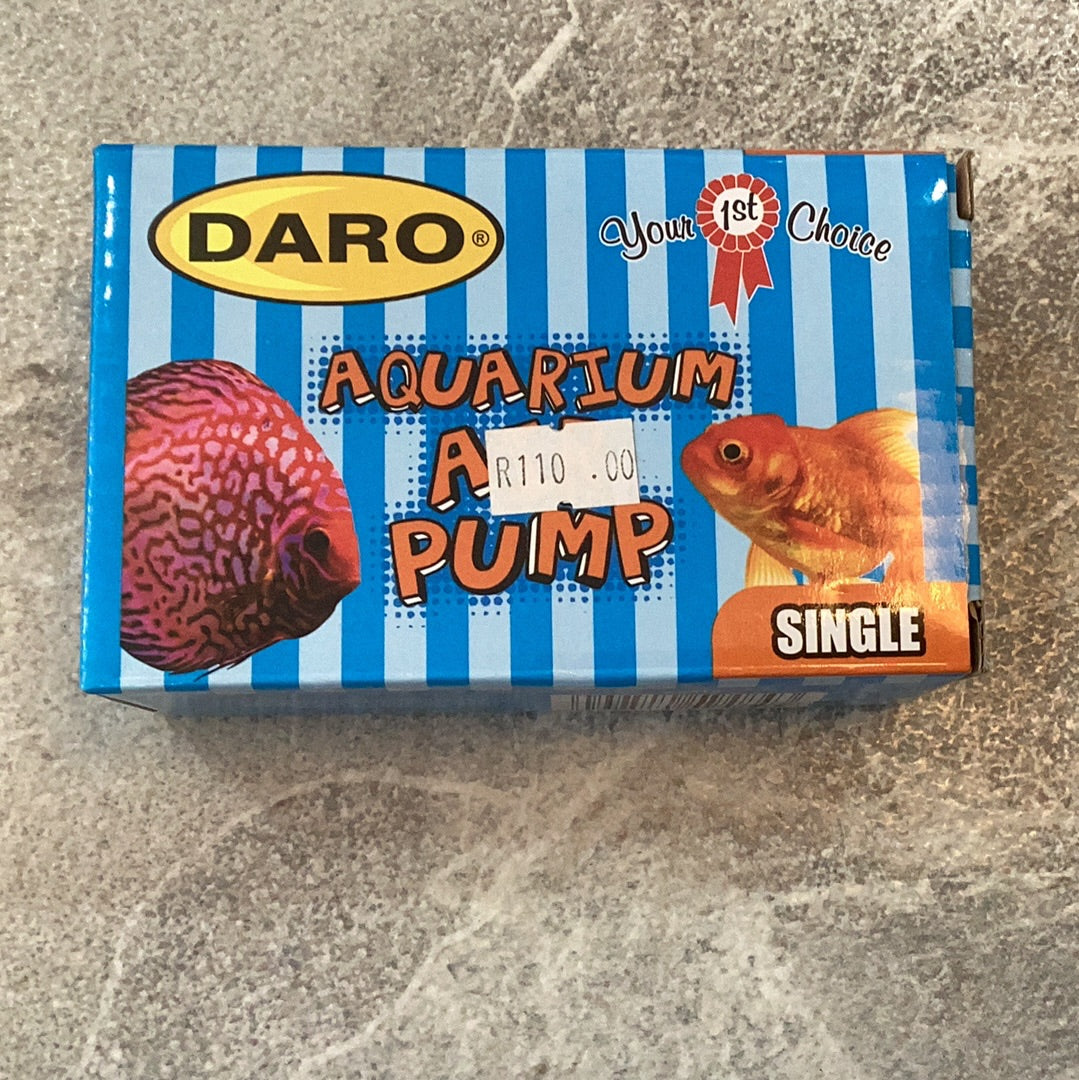 DARO AQUARIUM AIR PUMP SINGLE – Pet O' Treats